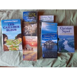 Lot Christian Signol : 1 relié, Les cailloux bleus ; 5 pocket , Antonin ...