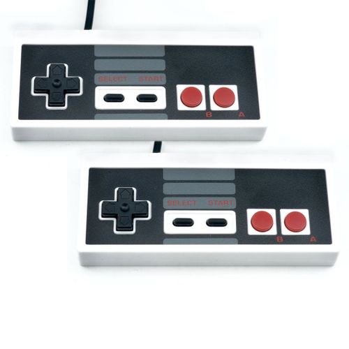 Lot de 2 manettes de jeu pour console Nintendo NES (retro gaming, pad ...