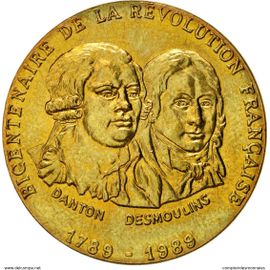 Lot de 4 Médailles commémoratives du bi-centenaire de la révolution ...