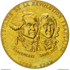 Lot de 4 Médailles commémoratives du bi-centenaire de la révolution ...