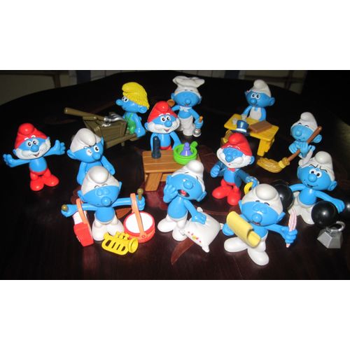 LOT FIGURINES SCHTROUMPFS SMURFS JAKKS PACIFIC-GIOCHI PREZIOSI | Rakuten
