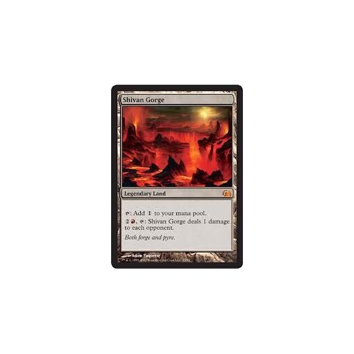 Magic Mtg - Gorge de Shiv - Shivan Gorge - Foil - From The Vault Realms ...