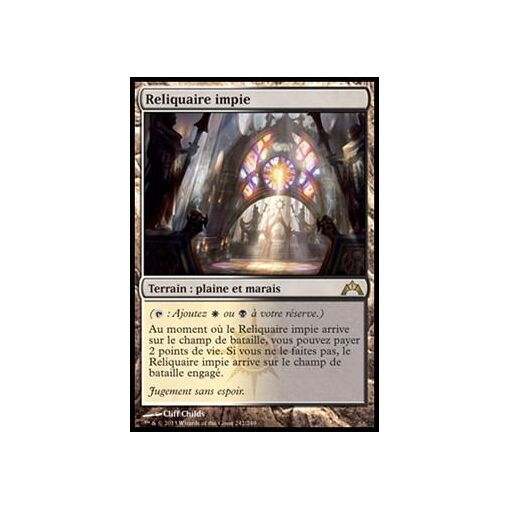 Magic Mtg - Insurrection (Gatecrash) - Reliquaire Impie - Mint - Vf - M ...