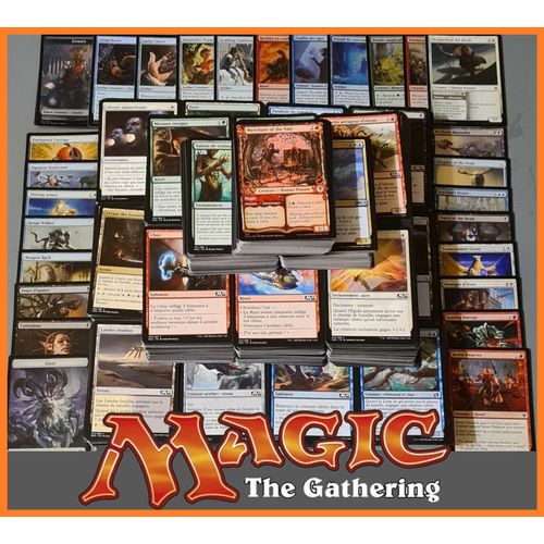 MAGIC The Gathering Lot de 100 cartes originales | Rakuten