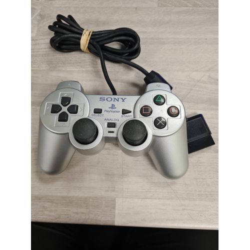 Manette dualshock 2 playstation 2 - Argent | Rakuten