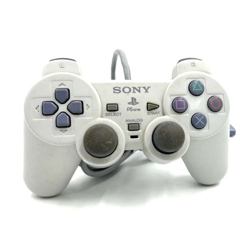 Manette officielle Dualshock 1 pour Sony Ps One Grise / Light Grey ...
