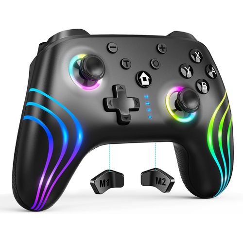 Manette Pro Switch LED sans Fil Switch Controller pour Switch/Switch ...