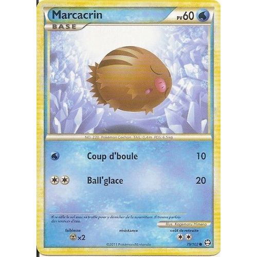 Marcacrin (79/102) - Pokemon HS Triomphe | Rakuten