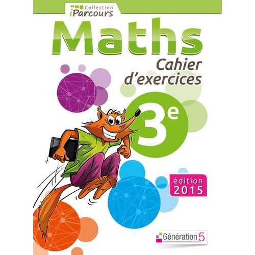 Maths 3e - Cahier D'exercices - Soutien-scolaire-parascolaire | Rakuten