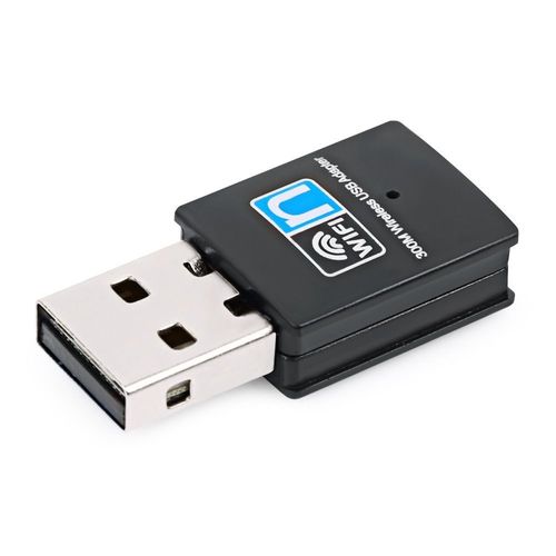 Mini adaptateur Wifi USB sans fil 802.11N 300Mbps récepteur USB 2.0 Dongle carte réseau pour ...