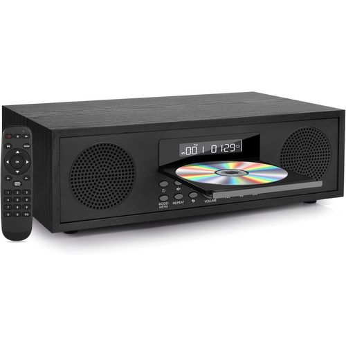 Mini Chaîne Hi-Fi Lecteur Dvd Cd, Micro-Chaîne Rétro Stéréo 60 Watts ...