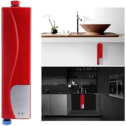 Mini Chauffe-Eau InstantanÉ ÉLectrique, 220V 3000W Haute EfficacitÉ Salle De Bain Cuisine Sans ...