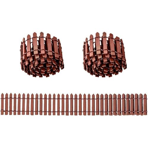 Mini Clôture de Jardin 3 Pièces Bordure Jardin Bois Clôtures de Jardin ...