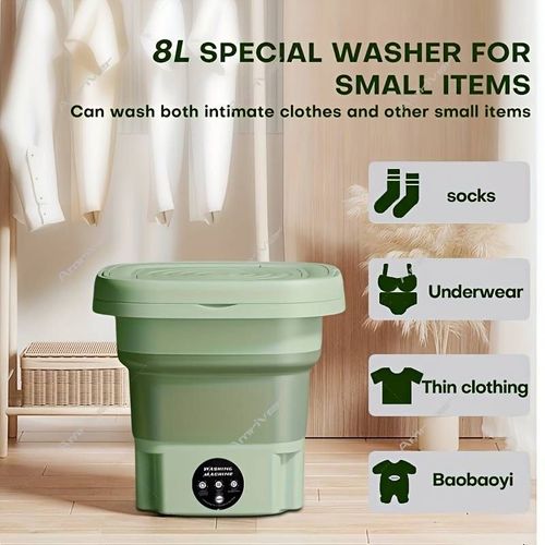 Mini Machine à Laver Portable, Mini Machine a Laver Pliable 8L, Mini ...