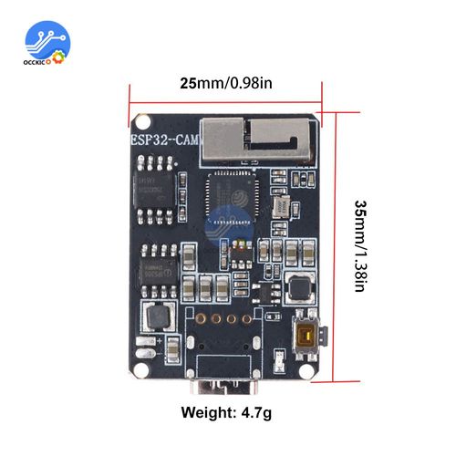 Module compatible Wifi et Bluetooth, puce CH552, avec caméra OV2640, 66 degrés, 2mp, carte de ...