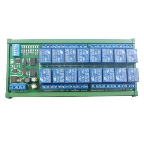 Module De Relais À 16 Canaux 12v 10a Din Rail Box Plc, Carte D ...