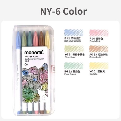 Monami 5/6/7/12 couleurs ensemble de stylos Plus stylo 3000 Pigment 0 ...