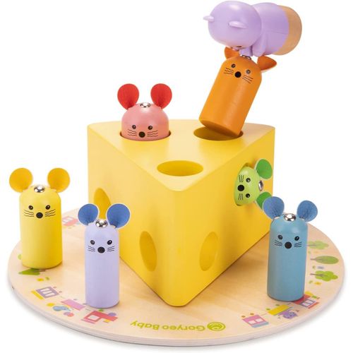 Montessori Jouets en Bois 1 2 3 Ans Motricité Fine Jeu de tri Jouets ...