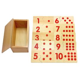 Montessori Mathematics Material Casse-têtes De Jeux éducatifs - Numéro ...