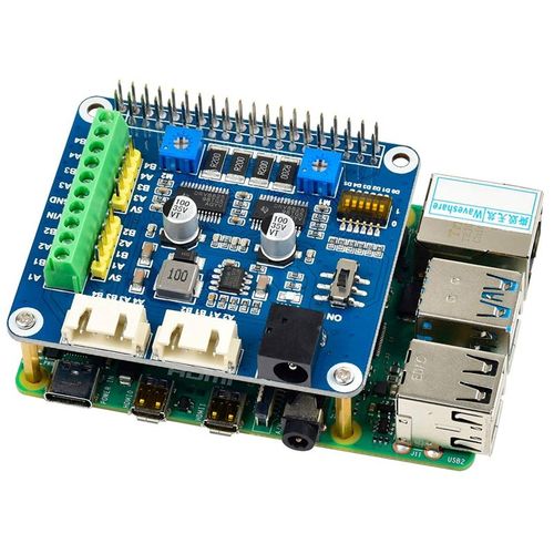 Moteur pas à pas, Module de pilote de chapeau pour Raspberry Pi 4 ...