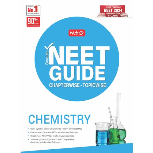 MTG Complete NEET Guide Chemistry Book For 2024-2025 Exam - Concept Map ...