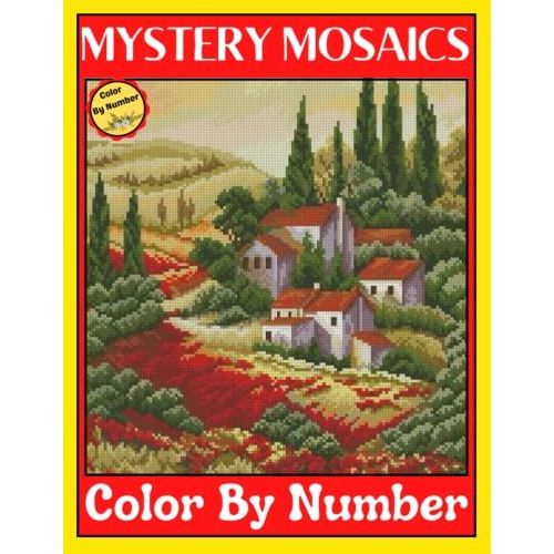 Mystery Mosaics Color By Number: An Cute Coloring Pages Activity Puzzle ...