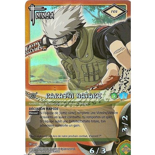 Naruto jcc card game fr Ni-64 kakashi hatake holo trés rare serie 2 ...