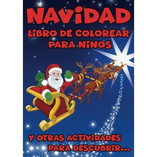 NAVIDAD para COLOREAR: Libro para colorear niños - 50 páginas de ...