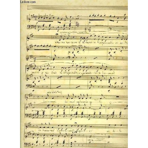 Partition Manuscrite Sur Le Theme De L'amour Pour Chant Et Piano | Rakuten