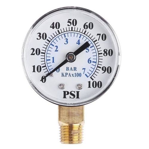 Nouveau Testeur De Pression Outils 0 100 Psi 0 7bar 1 8 Pouces Npt
