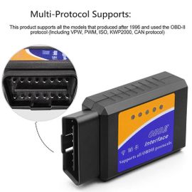 OBD-II WiFi Mini Adaptateur sans Fil ScannerLecteur de Code de Défaut ...