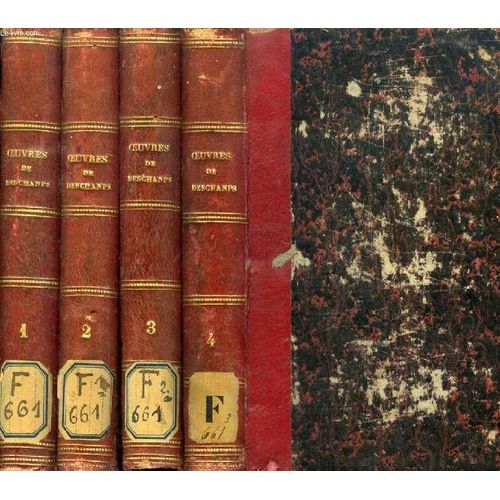 Oeuvres Completes D'emile Deschamps, 4 Tomes | Rakuten