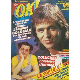 Ok ! âge tendre 30/06/1986 goldman, coluche, lavoine, lahaye, muriel ...