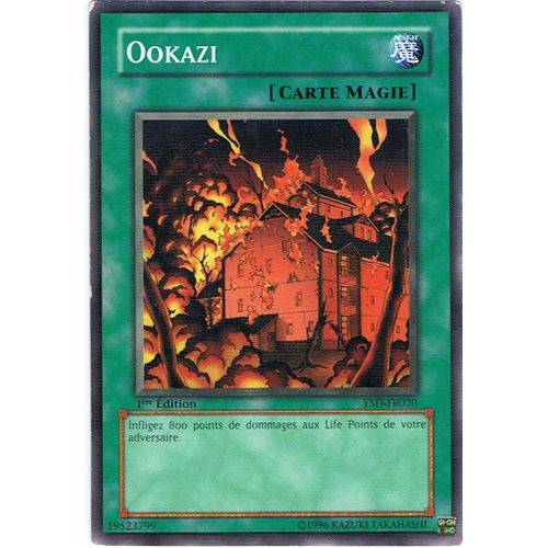 Ookazi - Yu-Gi-Oh! - YSD FR020 - Cartes de jeux | Rakuten