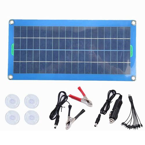 Panneau solaire 300W 12V avec double sortie USB, cellules solaires, pour voiture, Yacht ...