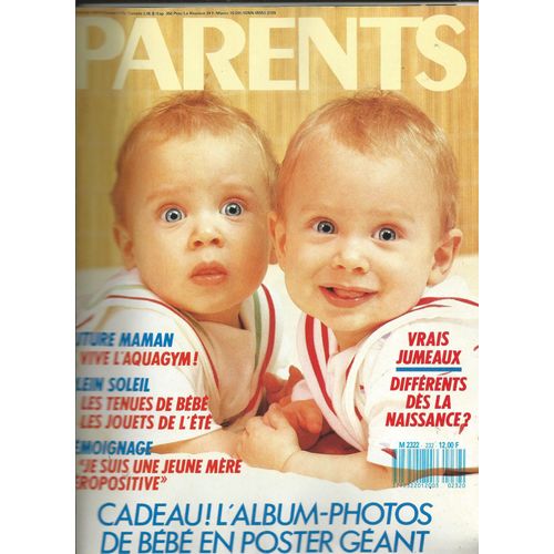 Parents 01/06/1988 Inclus le poster géant, eric galliano, bjorn borg ...