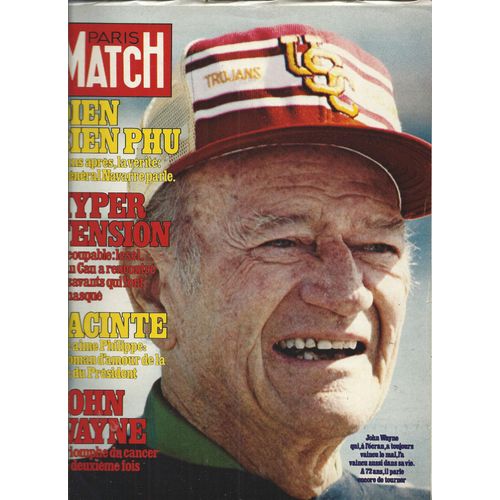Paris match 30/03/1979 john wayne, einstein, yves saint martin, jane ...