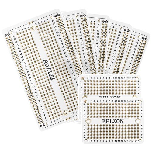 PCB Prototype Board Carte de prototypage Breadboard soudable Protoboard Circuit Imprimé Double ...