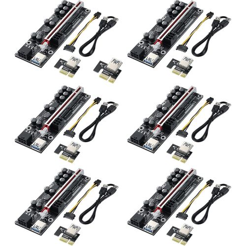 PCIe Riser Adapter Card,PCI-E Riser 1X to 16X Graphics Extension for ...