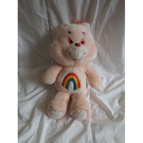 Peluche bisounours vintage rose arc en ciel cars bears | Rakuten