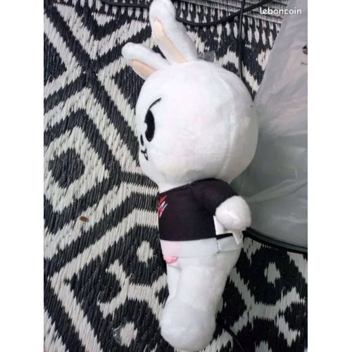 Peluche stary kids Skzoo llbit : lapin blanc 21 cm,peluche officielle ...