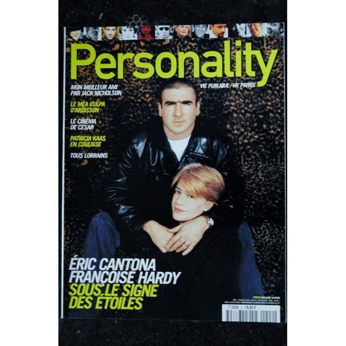 Personality 1998 02 n° 2 Françoise Hardy Eric Cantona Patricia Kaas ...