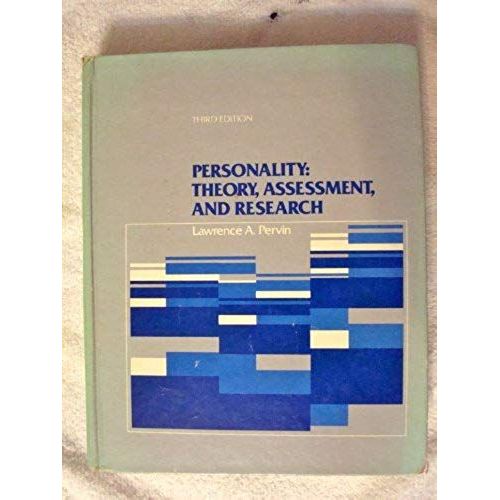 Personality: Theory, Assessment And Research | Rakuten