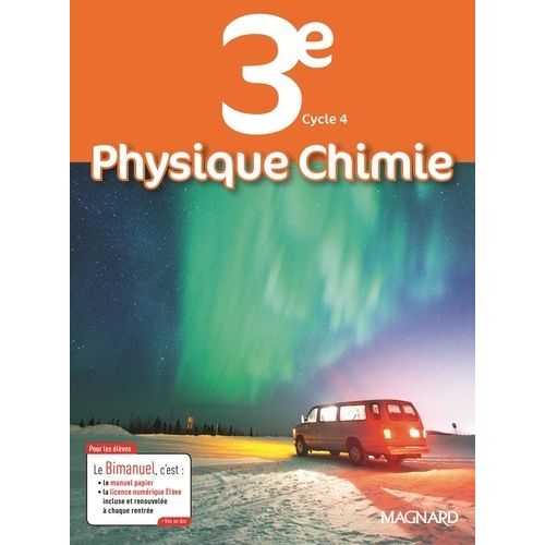 Physique Chimie 3e Cycle 4 - Manuels-scolaires | Rakuten