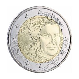Pièce 2 euros Simone Veil - Numismatique | Rakuten