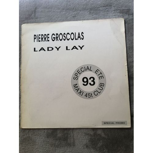 PIERRE GROSCOLAS "LADY LAY" - Vinyle | Rakuten