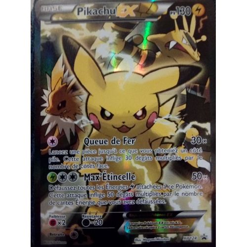 Pikachu EX Promo XY124 - Cartes de jeux | Rakuten