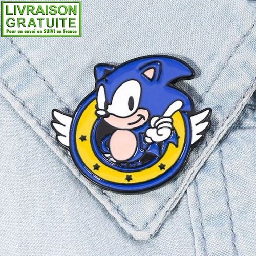 Pin's Métal Pins - Sonic the Hedgehog (Réf 1A) | Rakuten