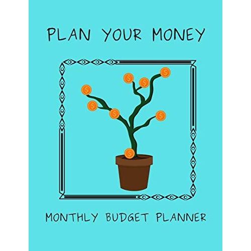 Plan Your Money - Monthly Budget Planner: Lucky Gold Coins Tree Classic ...