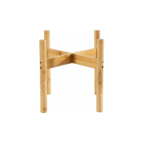 Plante Jardiniere Jardin Plante En Pot En Bambou Plateau Bois Interieur ...